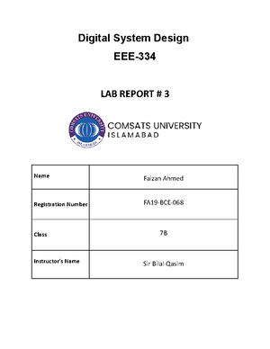 Flowchart - Digital System Design - Studocu