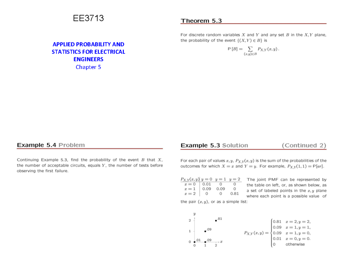 Ch05-2 EE3713 2015 - Lecture note Ch 5-2 - EE APPLIED PROBABILITY AND ...
