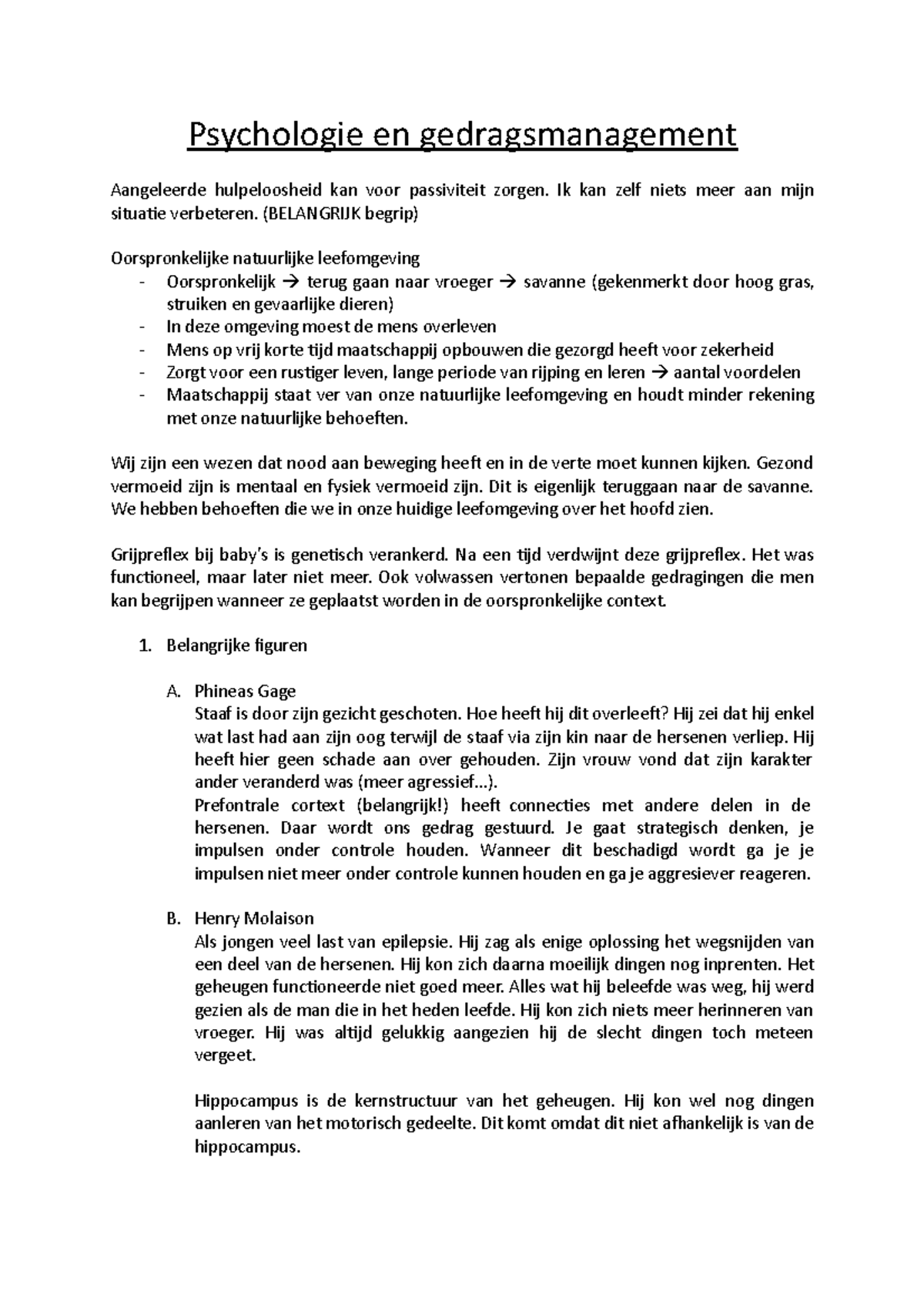 Psychologie GGW André Vyt - Psychologie en gedragsmanagement ...