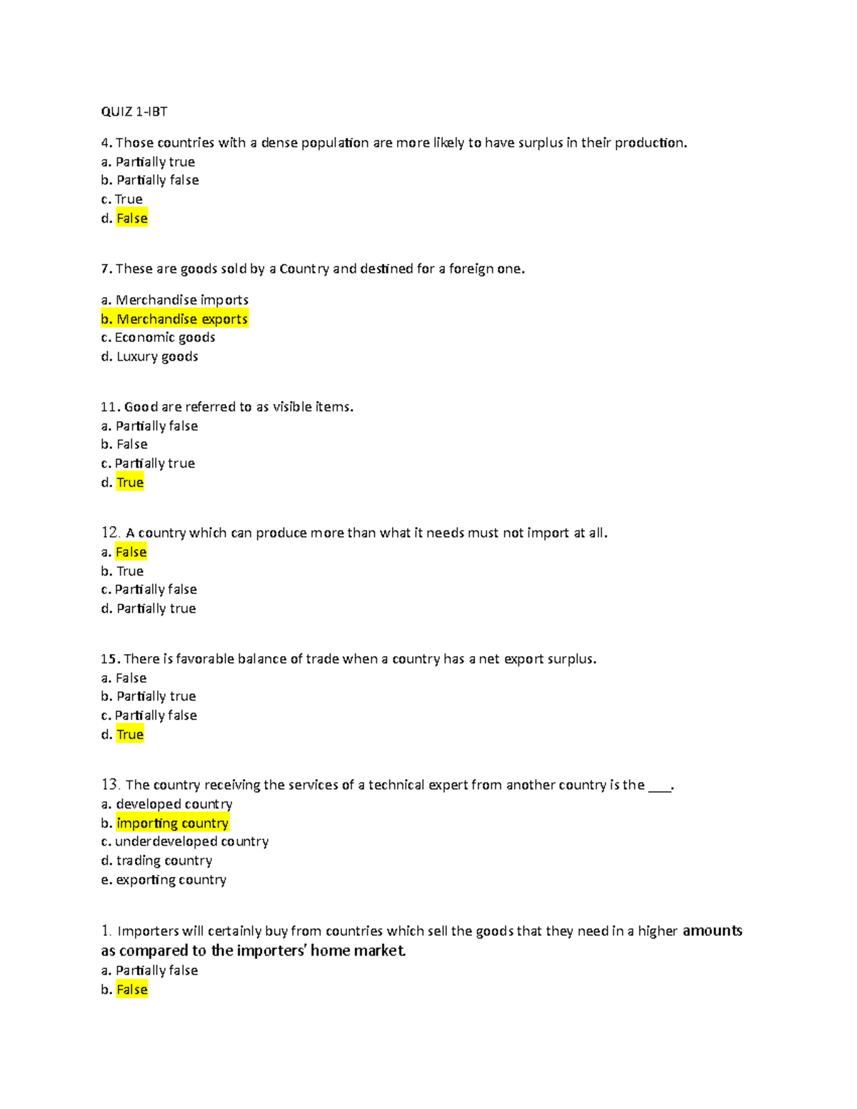QUIZ 1 - lecture notes in accountancy lesson 2 to god be the glory amen ...