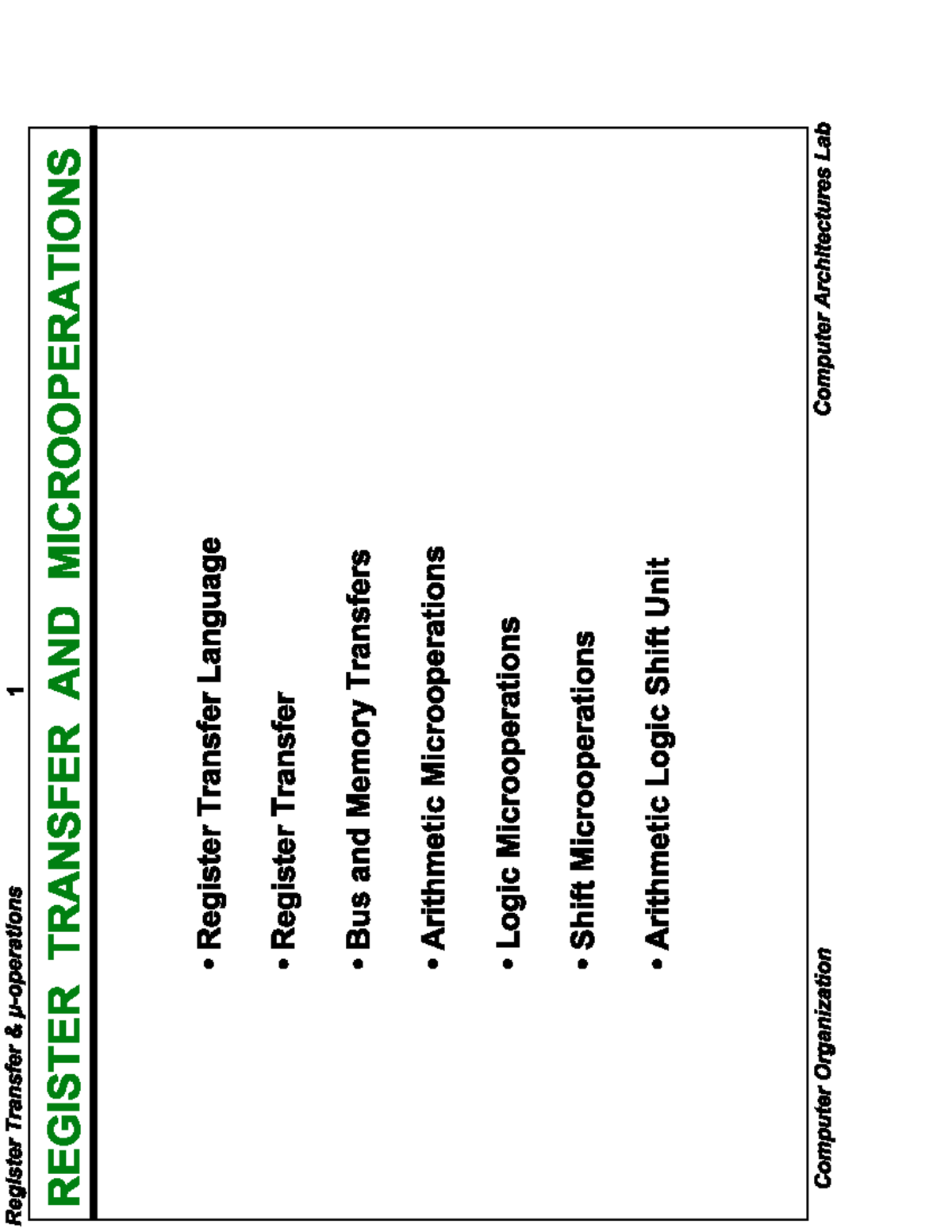 RTL & Microperations - this contains basics of RTL and micro-operations ...