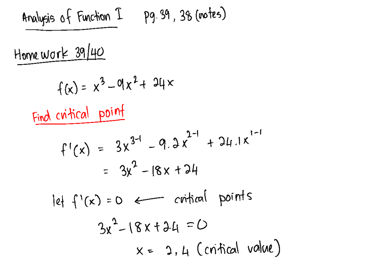 Analysis of Function I - lecture - Mathematic - Studocu