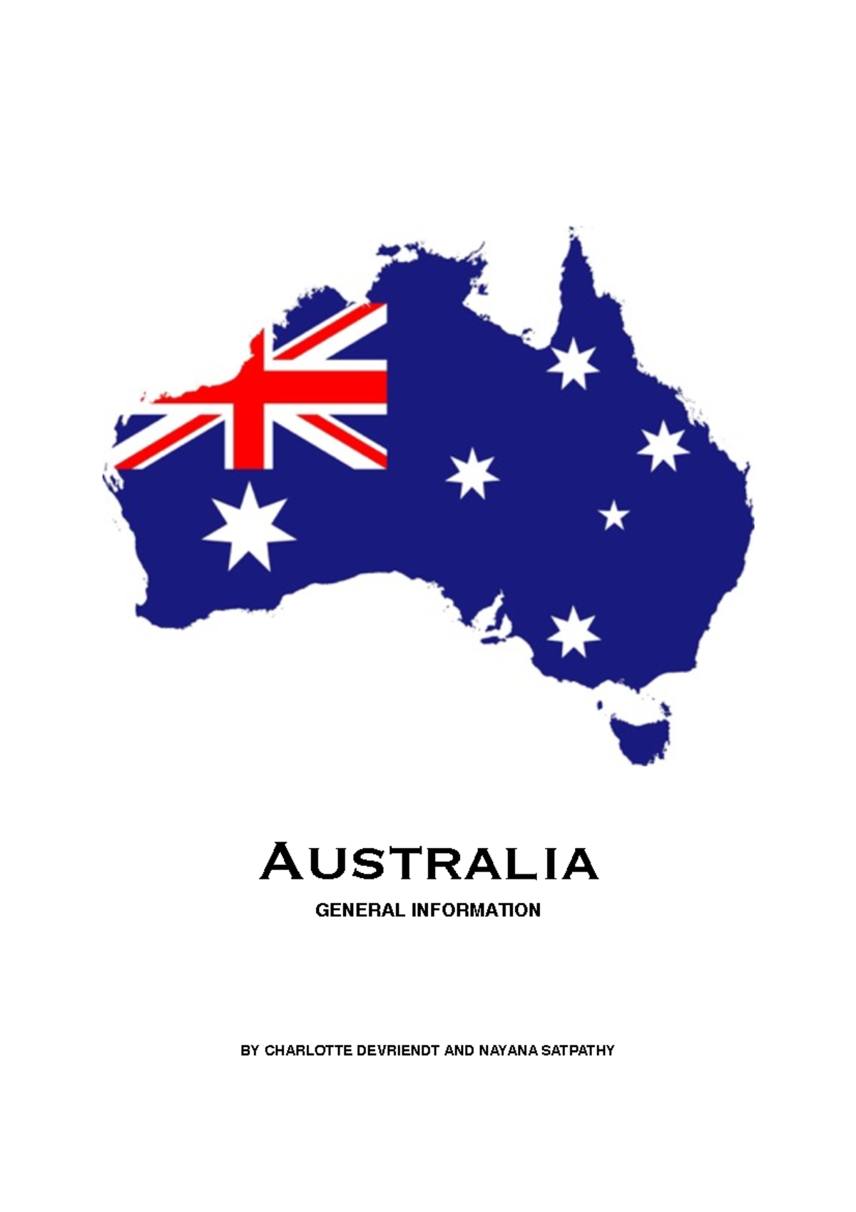 Australia - info - Australia GENERAL INFORMATION CHARLOTTE DEVRIENDT ...