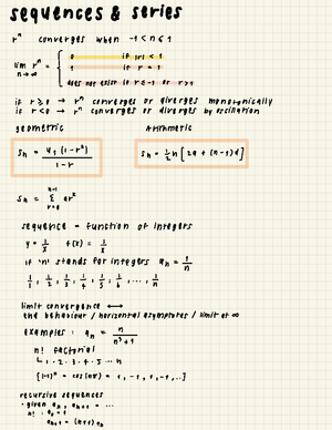 Notes Calc2 Integration and trig sub - Integration 25/10/ V0 - l t V1 ...