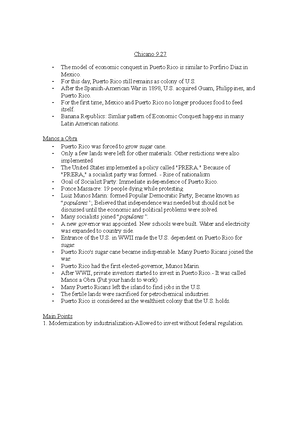 Study Guide Self - Lecture note to Chicano 101 - Midterm Study Guide ...