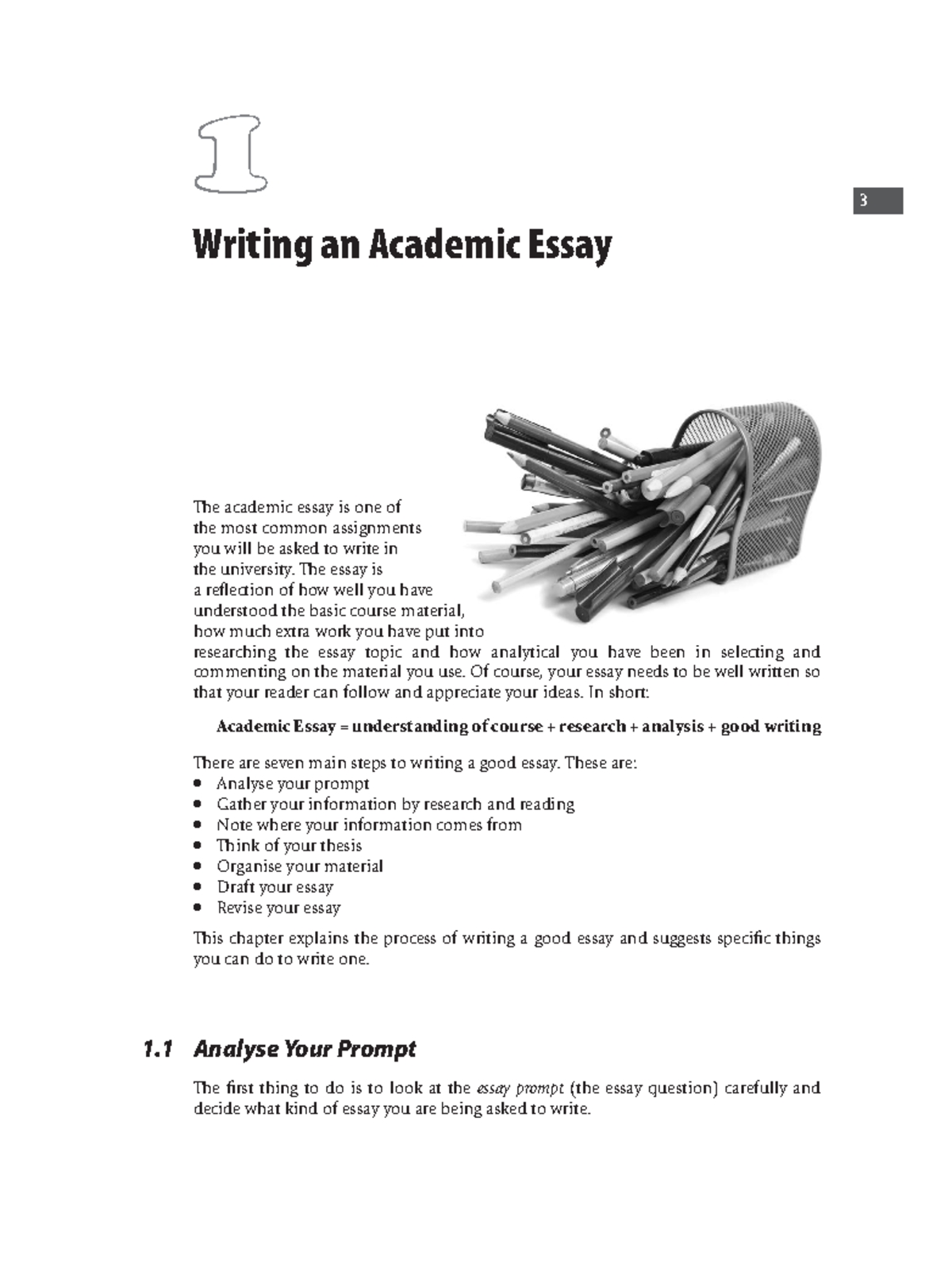Writng an academic essay - 3 ####### Writing an Academic Essay 11 ...