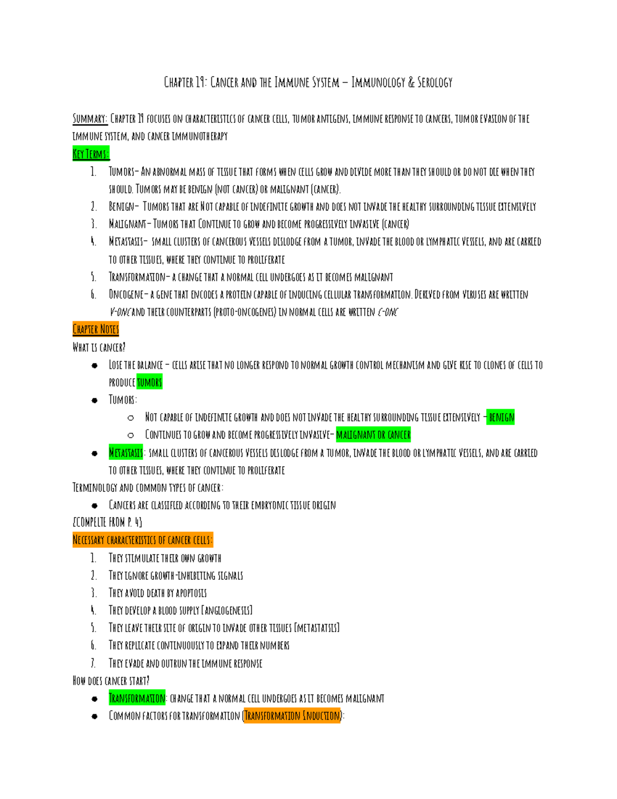 Chapter 19 Cancer and the Immune System - Deprecated API usage: The SVG ...