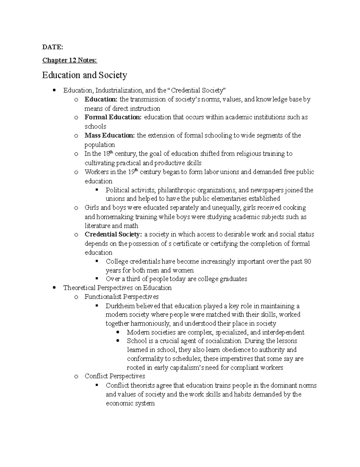 Notes C12 SOC 101 copy - SOCA 101 - WVU - Studocu