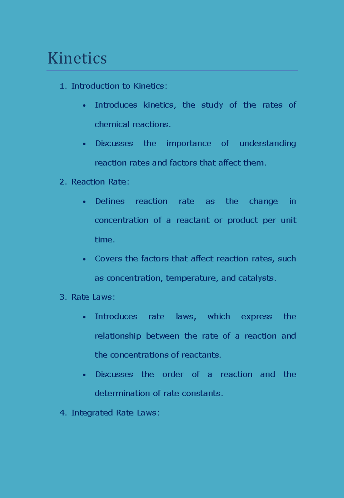 AP Chemistry-28 - AP Chemistry-28 - Kinetics Introduction to Kinetics ...