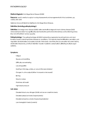 Patho Concept Map - study - Nur225 - Studocu