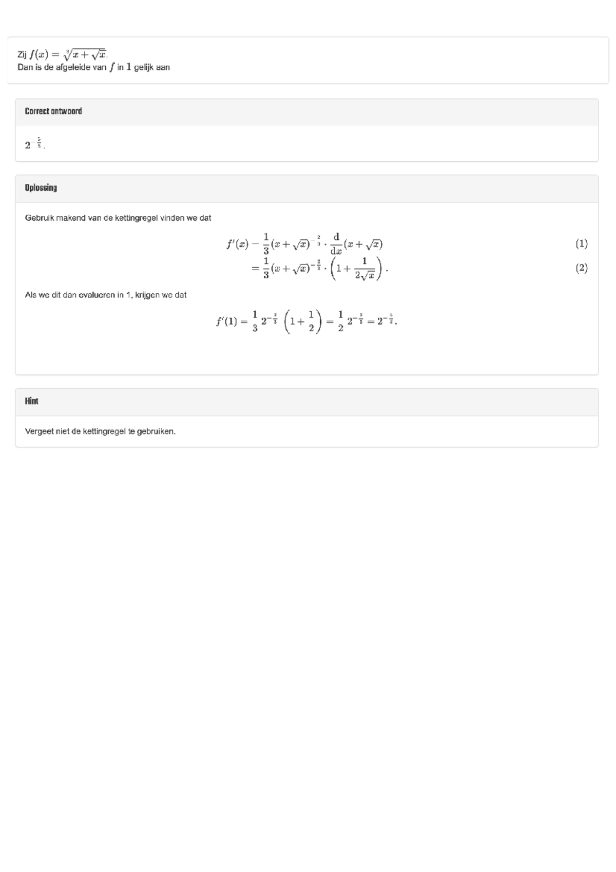 Wisk opl toets 3 - Wiskunde - Studocu