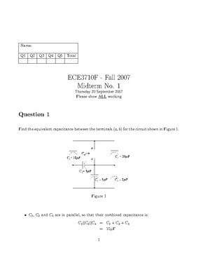 ECE 3710 Lab 1 Submission - Student: _____ ________________ Sign-off: __________________ Date ...
