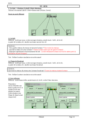 Correction TP Fonctionnement Switch - TP : Fonctionnement d’un Switch - Correction - Un Switch ...