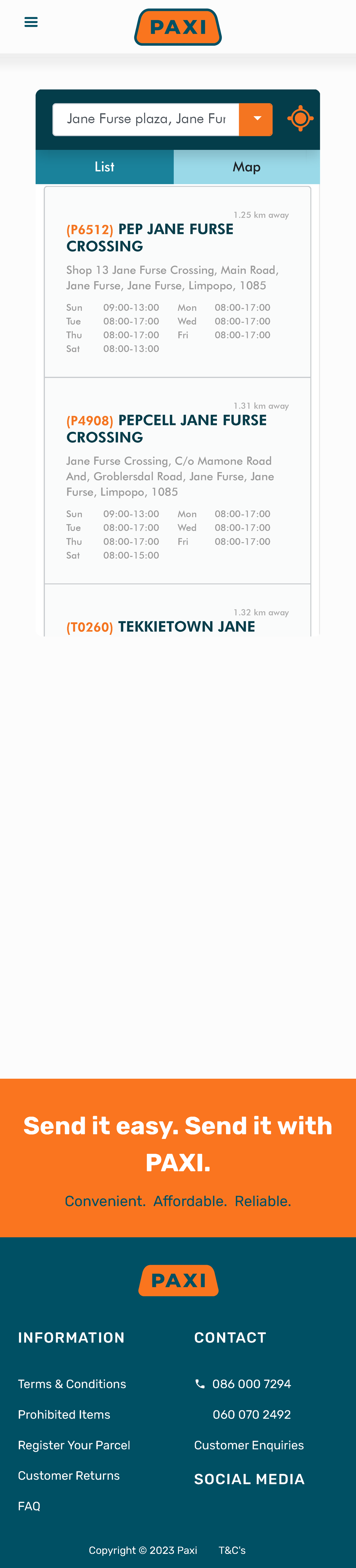 PAXI Points - Convenient Store Locator PAXI - List Map 1 km away (P6512 ...