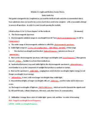 Chemistry - Chapter 2 - Chapter 2 – Chemistry I. Chemical concepts ...