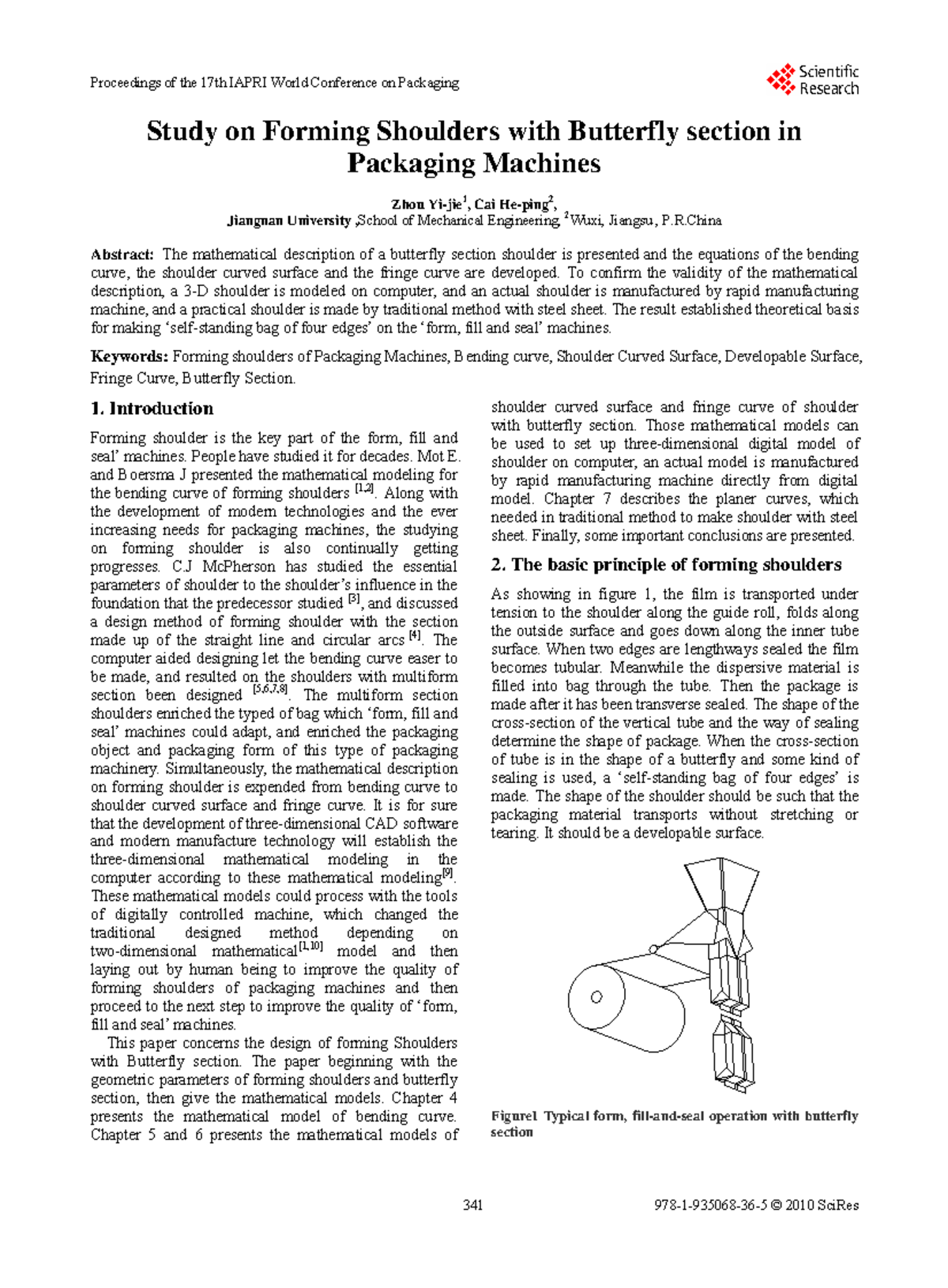 Study on Forming Shoulders with Butterfly section in - R Abstract: The ...