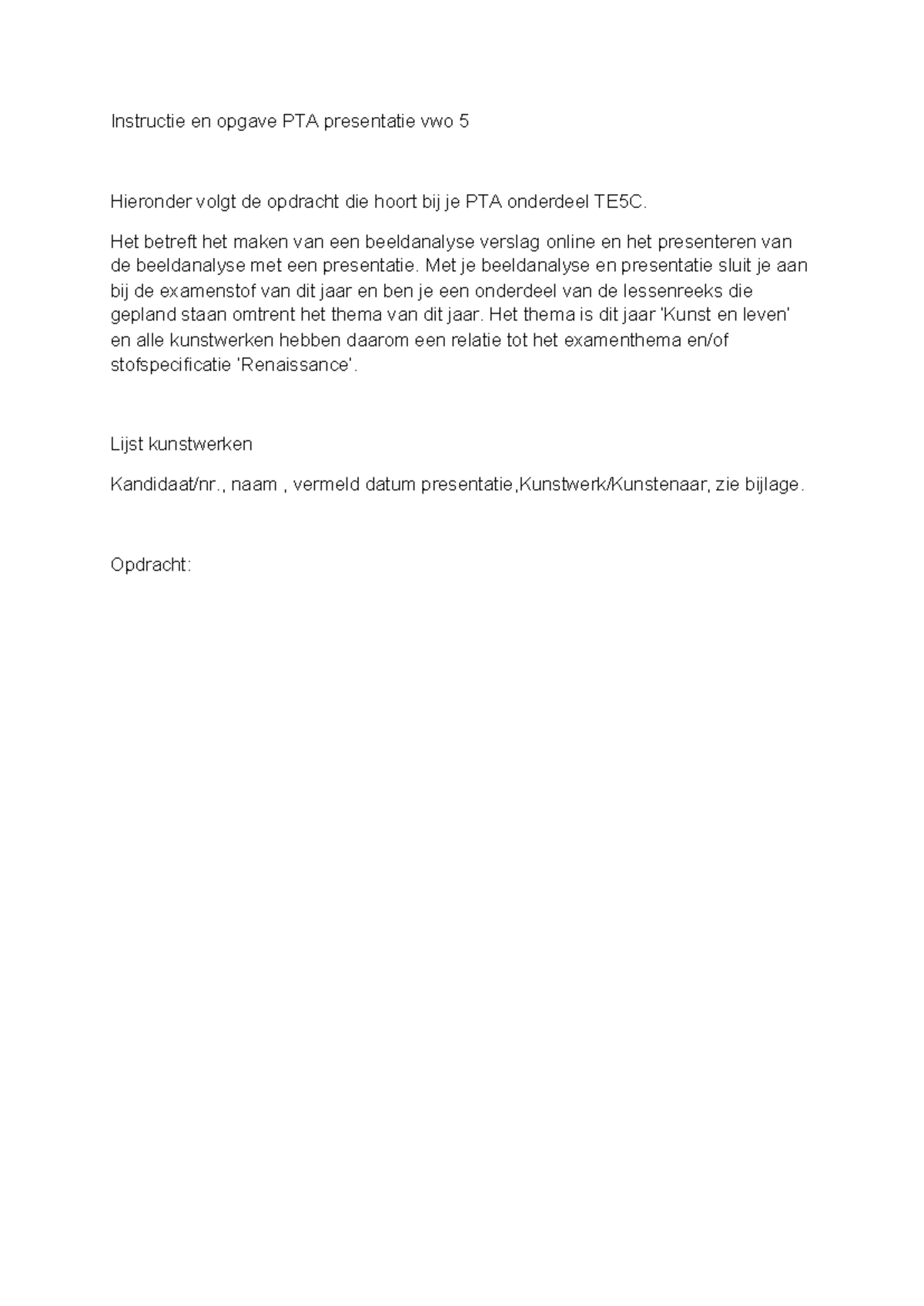 Beeld-Analyse-Instructie-en-opgave-PTA-presentatie-vwo-5 - Instructie en opgave PTA presentatie ...