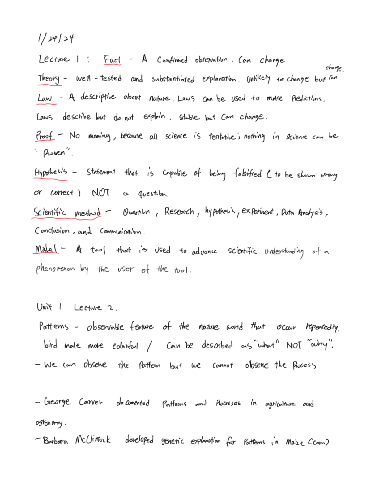 Bio - Lecture - BIO100 - Studocu