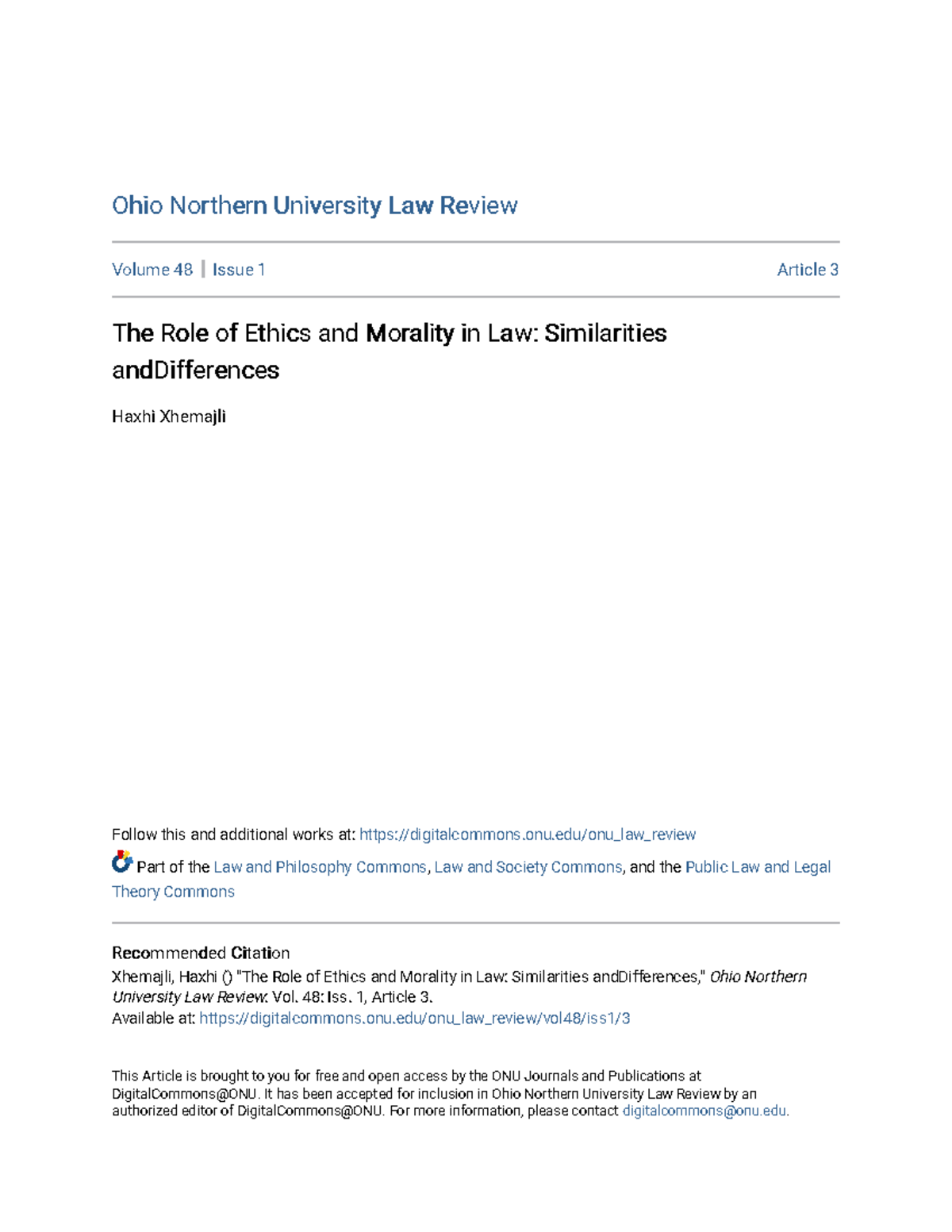 The Role of Ethics and Morality in Law Similarities and Differenc ...
