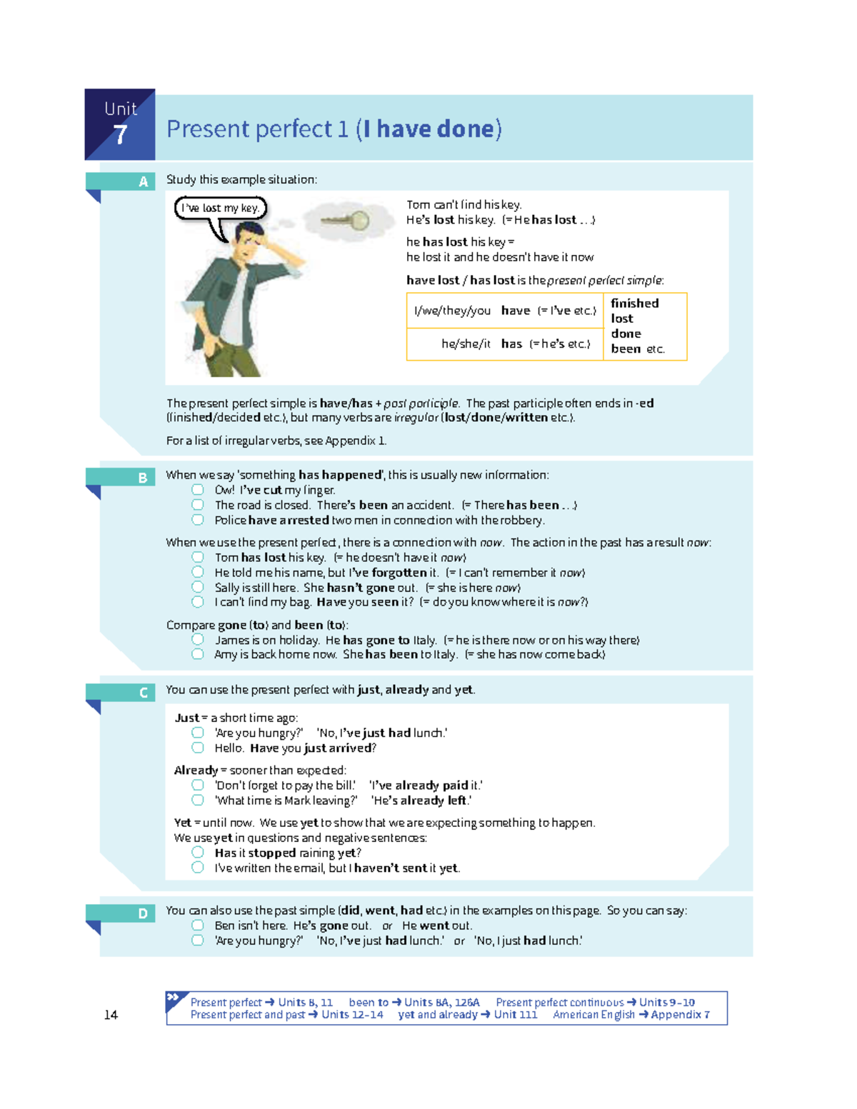 Ingles II Present Perfect Exercises Present Perfect 1 I Have