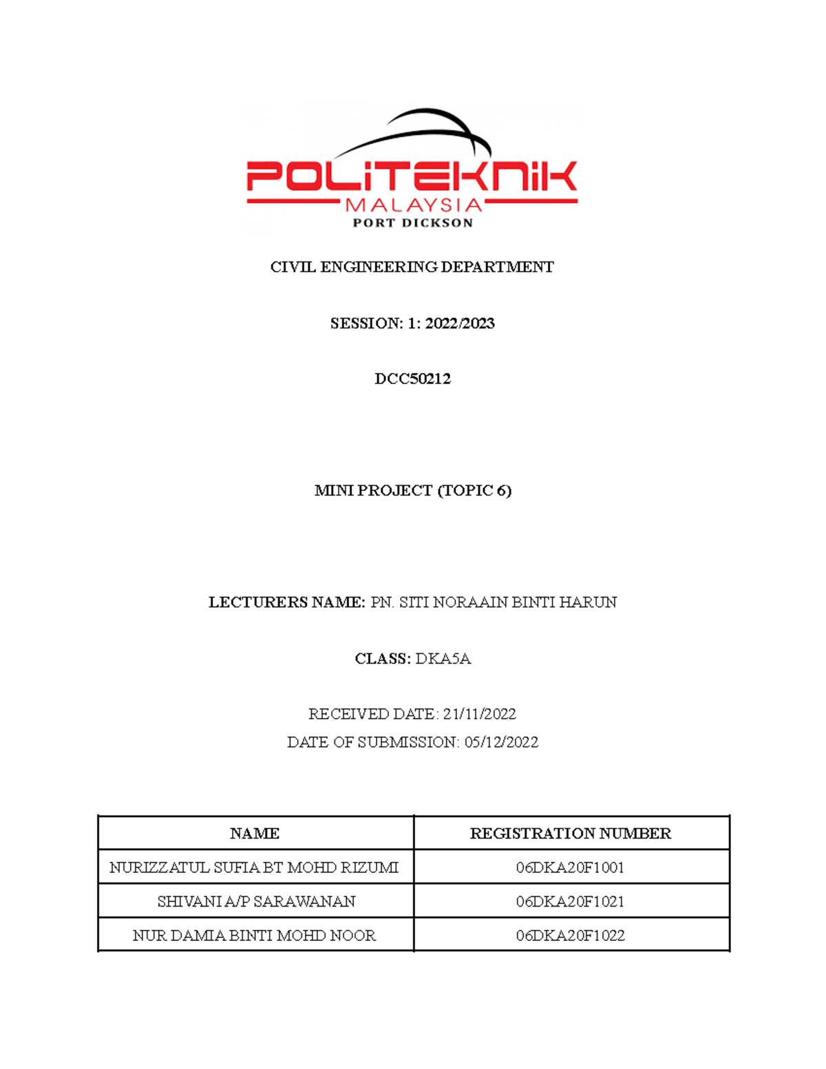 Hydrology in civil engineering - CIVIL ENGINEERING DEPARTMENT SESSION ...