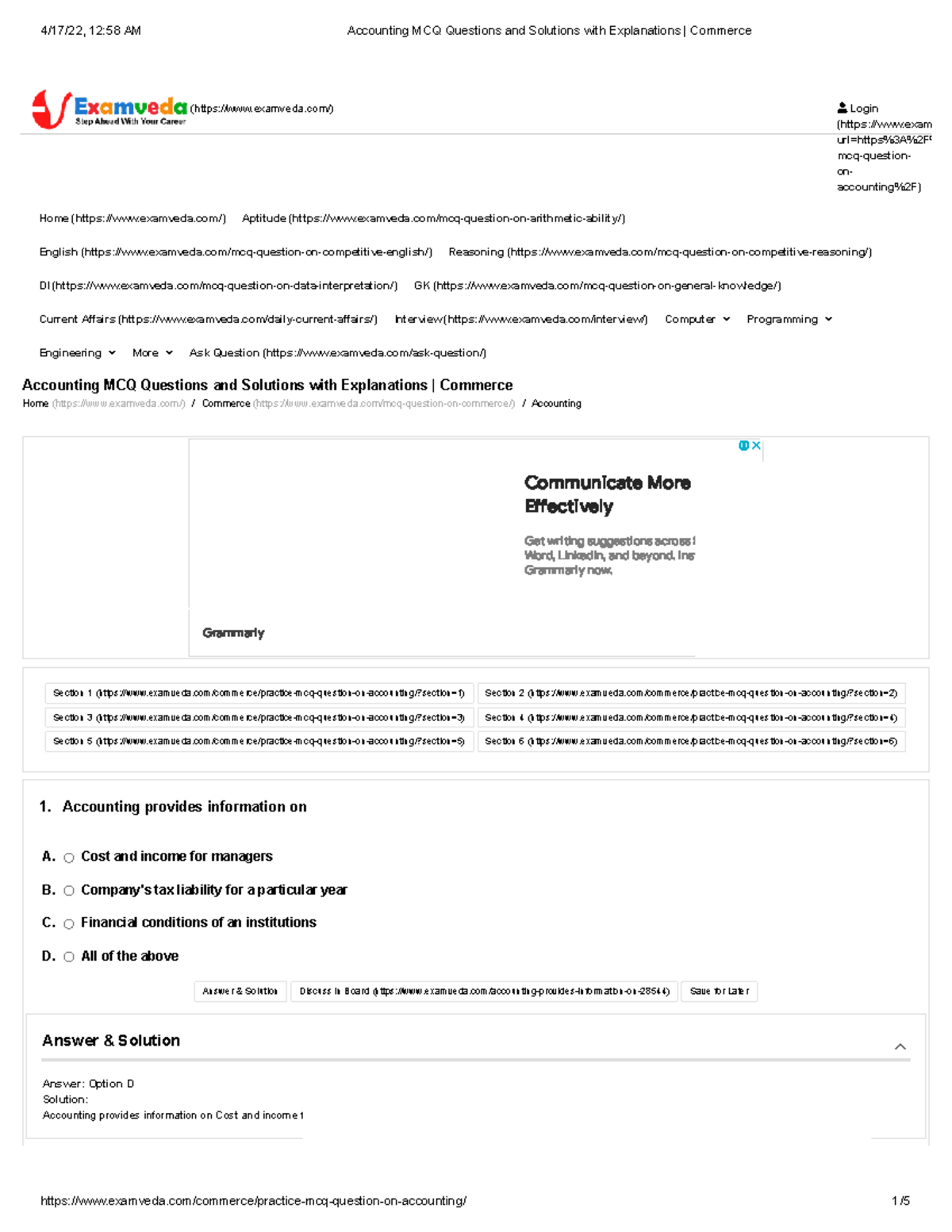 Accounting MCQ Questions And Solutions With Explanations Commerce accounting-mcq-questions-and-solutions-with-explanations-commerce