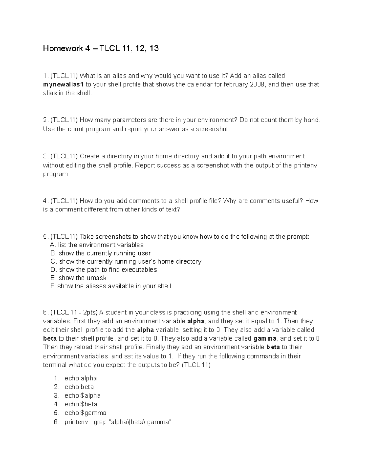 Homework 4 SP23 - lecturne notes - Homework 4 – TLCL 11, 12, 13 (TLCL11 ...