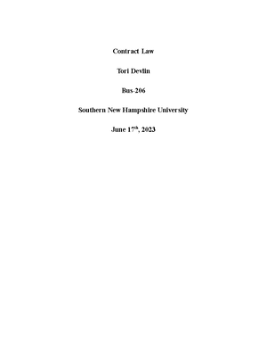 IDS100 Module Three - Tori Devlin IDS-100-R July 14, 2022 Characteristics of the Four Lenses and ...