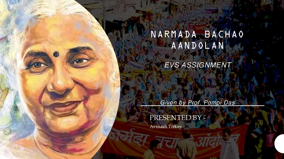 Narmada Bachao Andolan - NARMADA BACHAO AANDOLAN EVS ASSIGNMENT ...