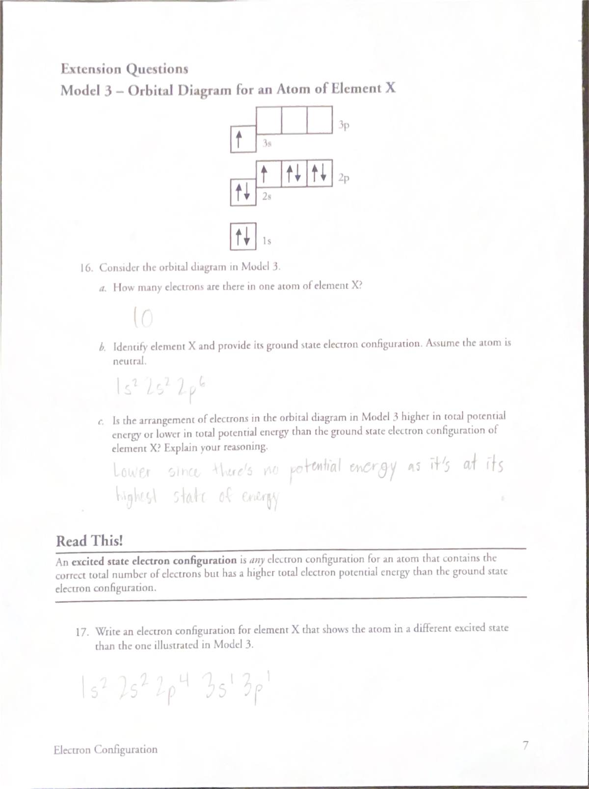 Electron Configuration Packet Pages 7-8 (Nov 1, 2024 at 6 43 PM ...
