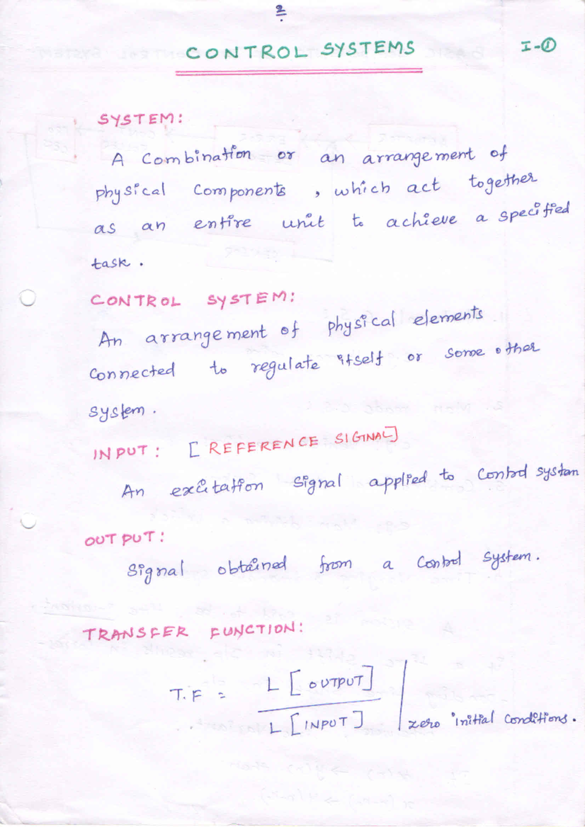 EC6405 Control System Engg Unit I Block Diagram Reduction - Object ...