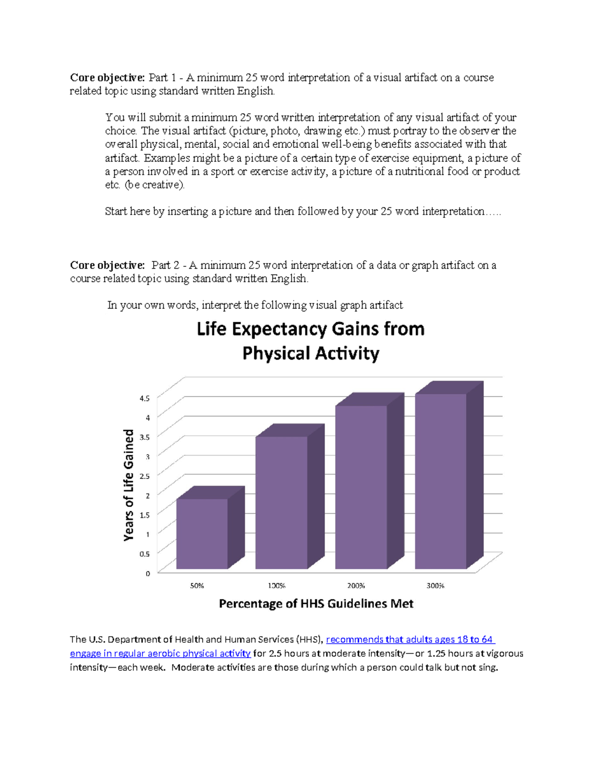Core Objective #2 Artifact - Core objective: Part 1 - A minimum 25 word ...