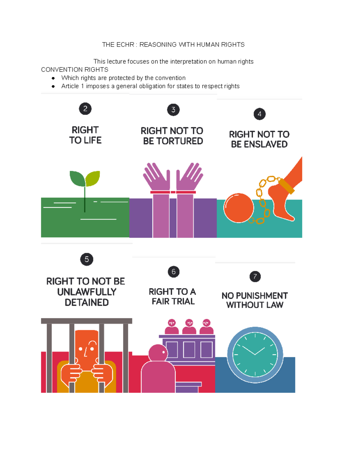 THE ECHR Reasoning WITH Human Rights - THE ECHR : REASONING WITH HUMAN ...