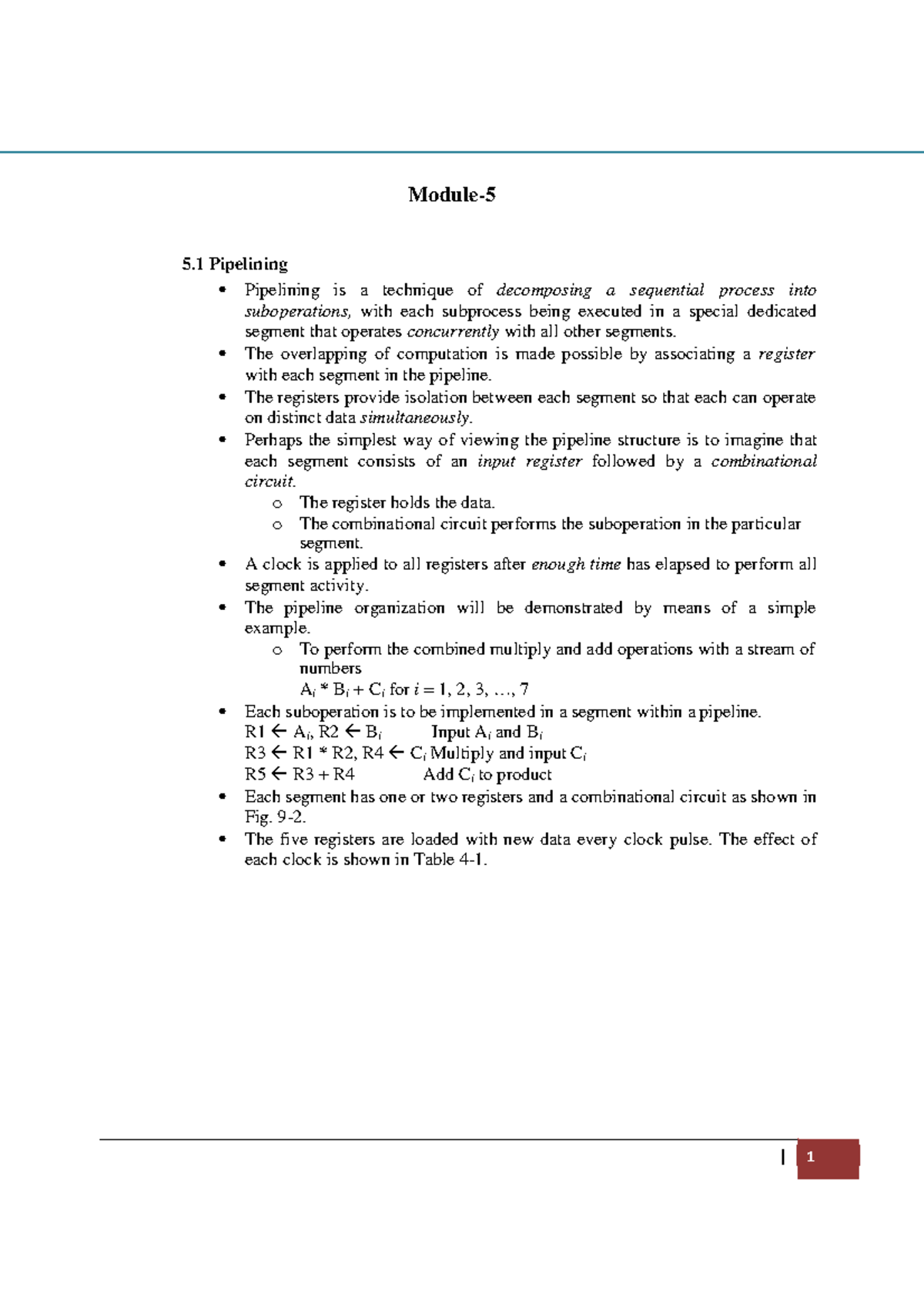 CO Mod5 SB - It is esay to understand computer organizations module 5 ...
