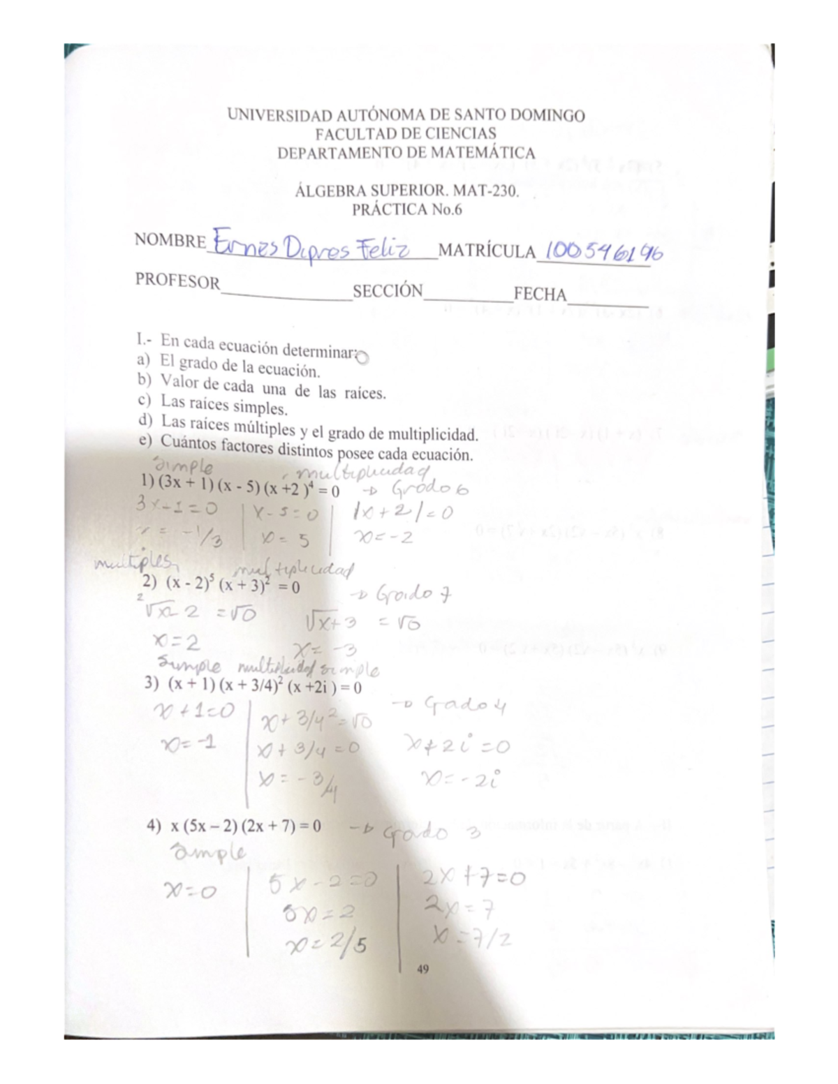 Unidad 6 - Manual - Álgebra Superior - Studocu