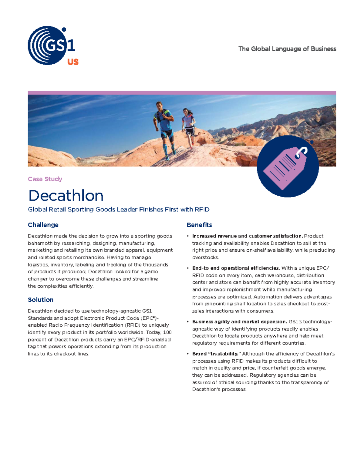 Case Study Global Retail Sporting Goods Leader Finishes First with RFID - Case Study Decathlon ...