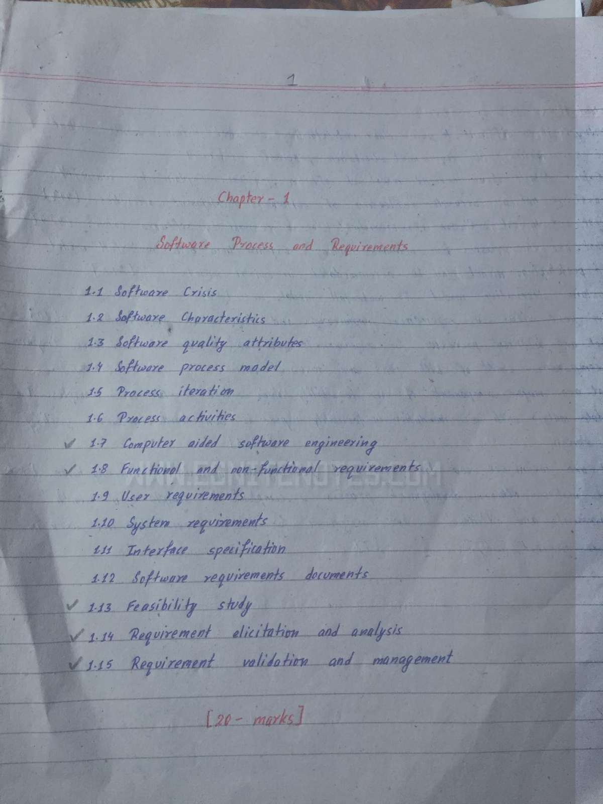Software Solutions - NOTES OF CLASS SOLUTION - 1 Chapter 1 Software ...