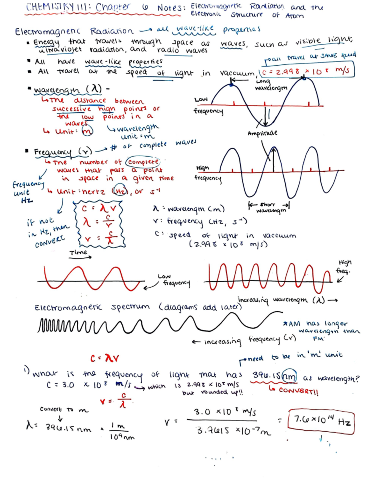 Chemistry 111 Chapter 6 Notes 2021 - CHEMISTRY 111: Chapter 6 Notes ...