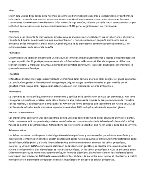 Notas de Transcripción definición y características; Etapas de la ...