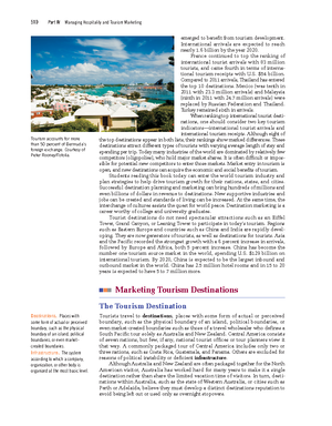 Module 1 - Overview of Tourism Planning - The process of setting goals ...