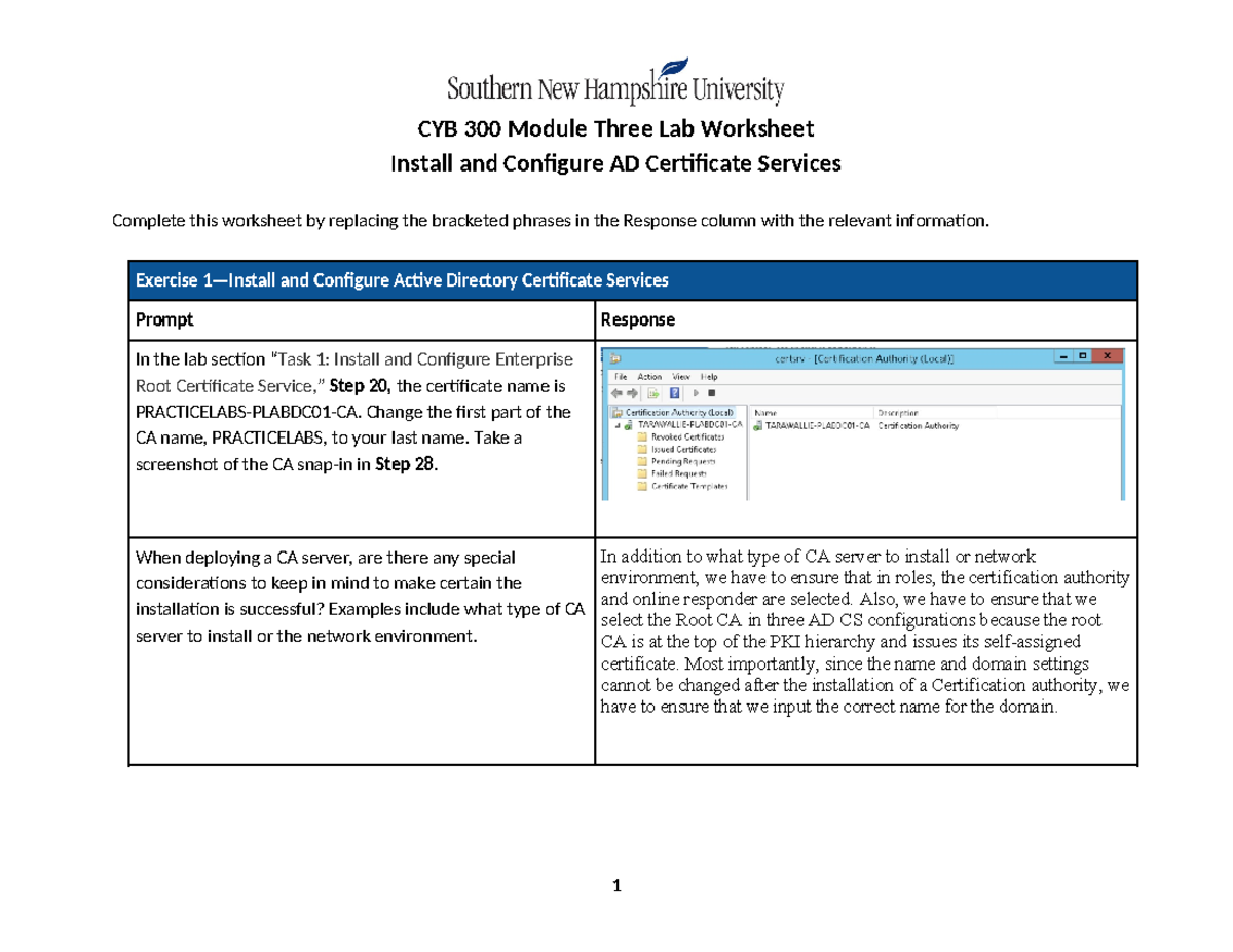 CYB 300 Module Three Lab Worksheet Tommy Tarawallie - CYB 300 Module ...