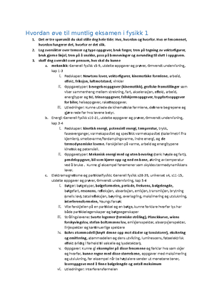 Eksempeloppgave i fysikk 1 kap 1 og 2 - Eksempeloppgave i fysikk 1 kap ...