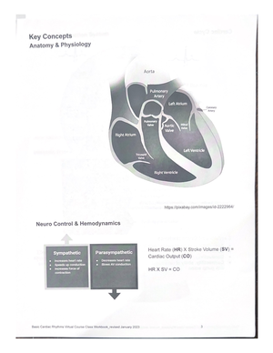 Cardiac case study - NURS 2245 Unfolding Case 1 SCENARIO 1 History of ...