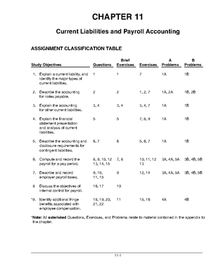 Chap 20 - Accounting lecture - CHAPTER 20 Job Order Cost Accounting ASSIGNMENT CLASSIFICATION ...