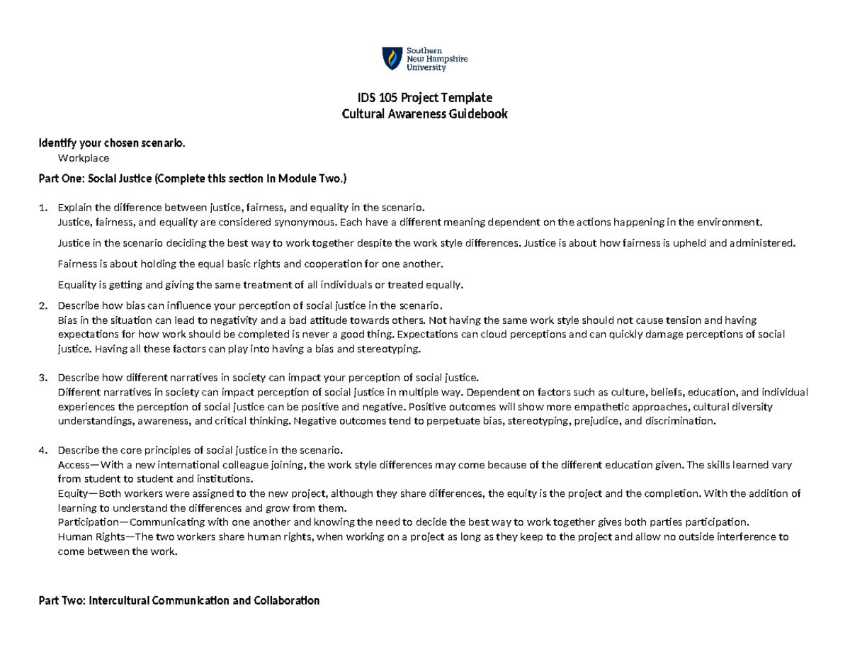 Prazak IDS 105 Module 2 - Mod 2 - IDS 105 Project Template Cultural ...