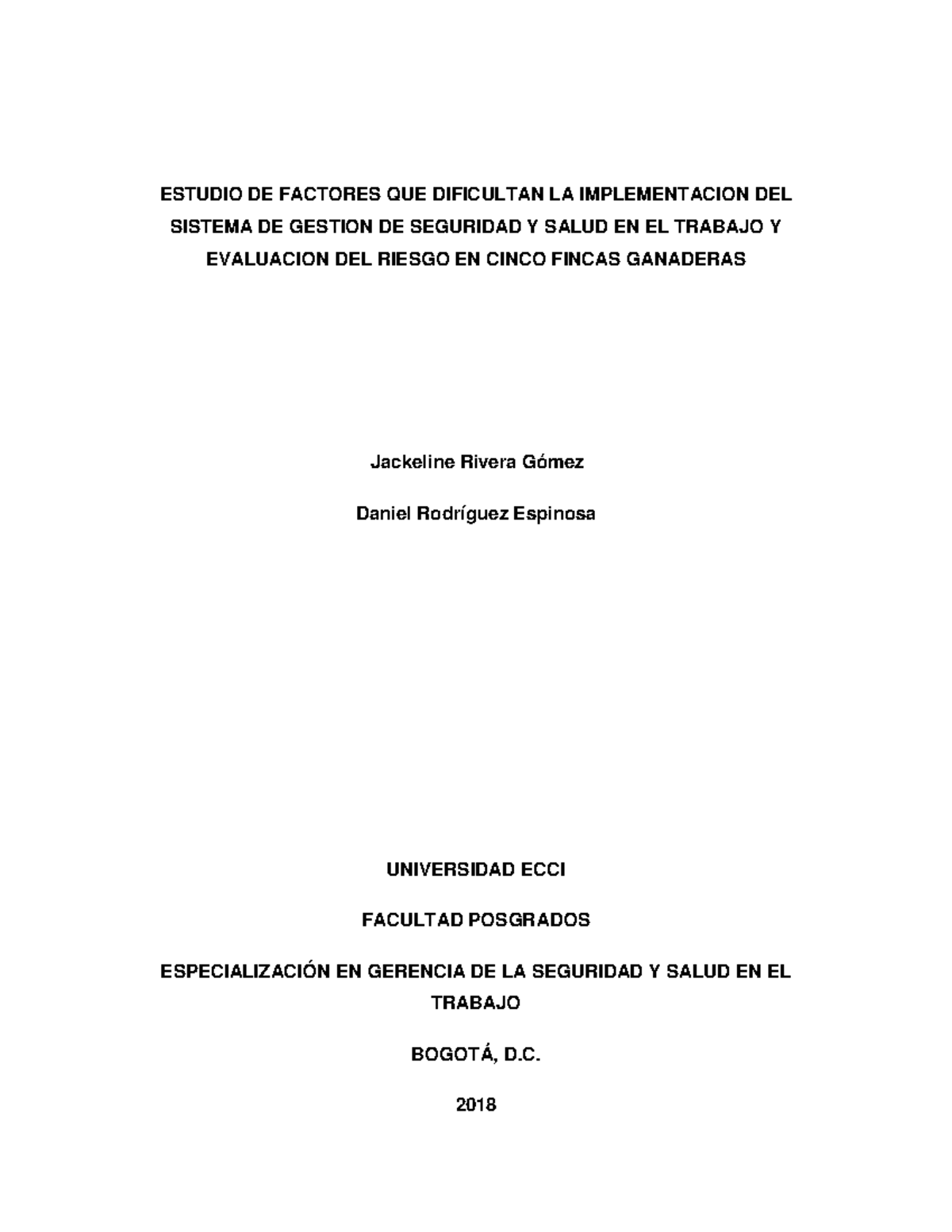 1 - vcxv - ESTUDIO DE FACTORES QUE DIFICULTAN LA IMPLEMENTACION DEL ...