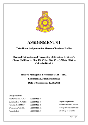 MBS HRM 6105 - GOOD - Page 1 of 3 UNIVERSITY OF COLOMBO, SRI LANKA ...