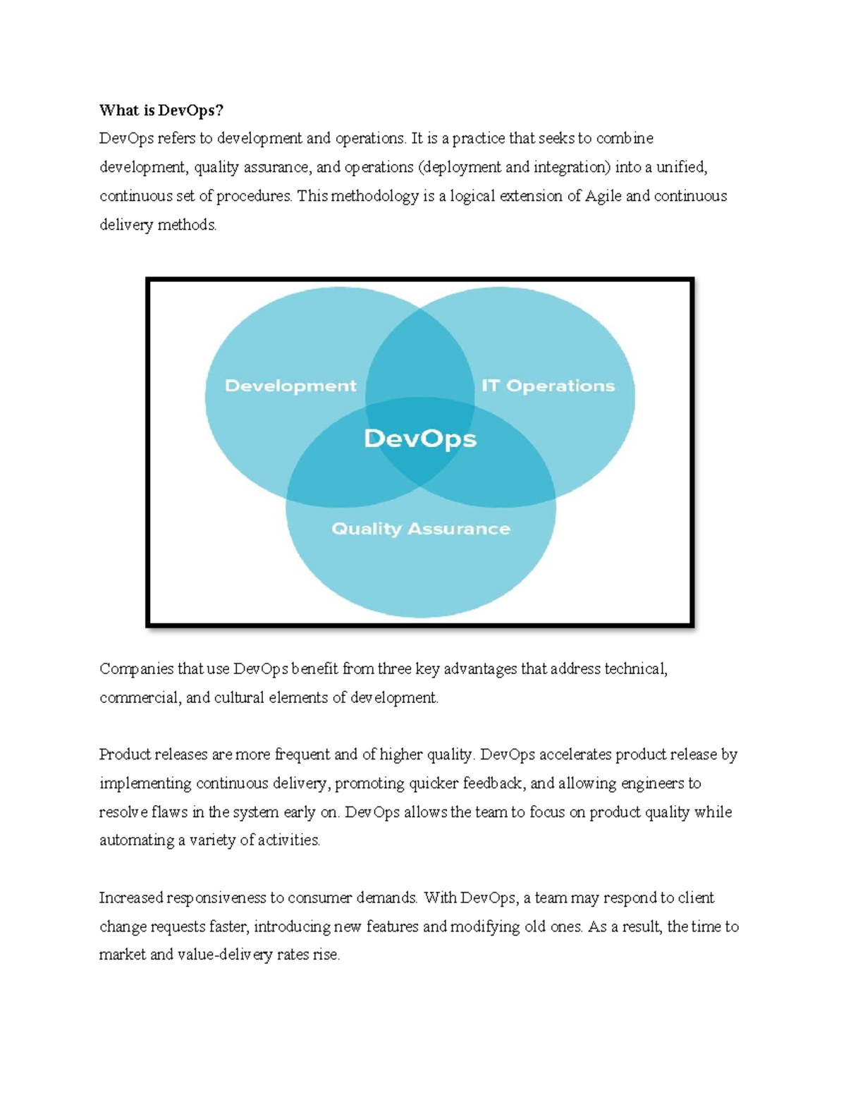 What is Dev Ops - special notes about Dev Ops - What is DevOps? DevOps ...