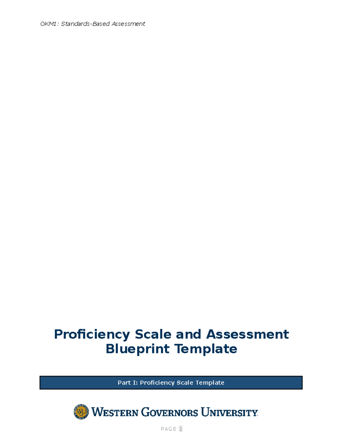 D184 Task 2 D184 Task 2 Okm1 Standards Based Assessment