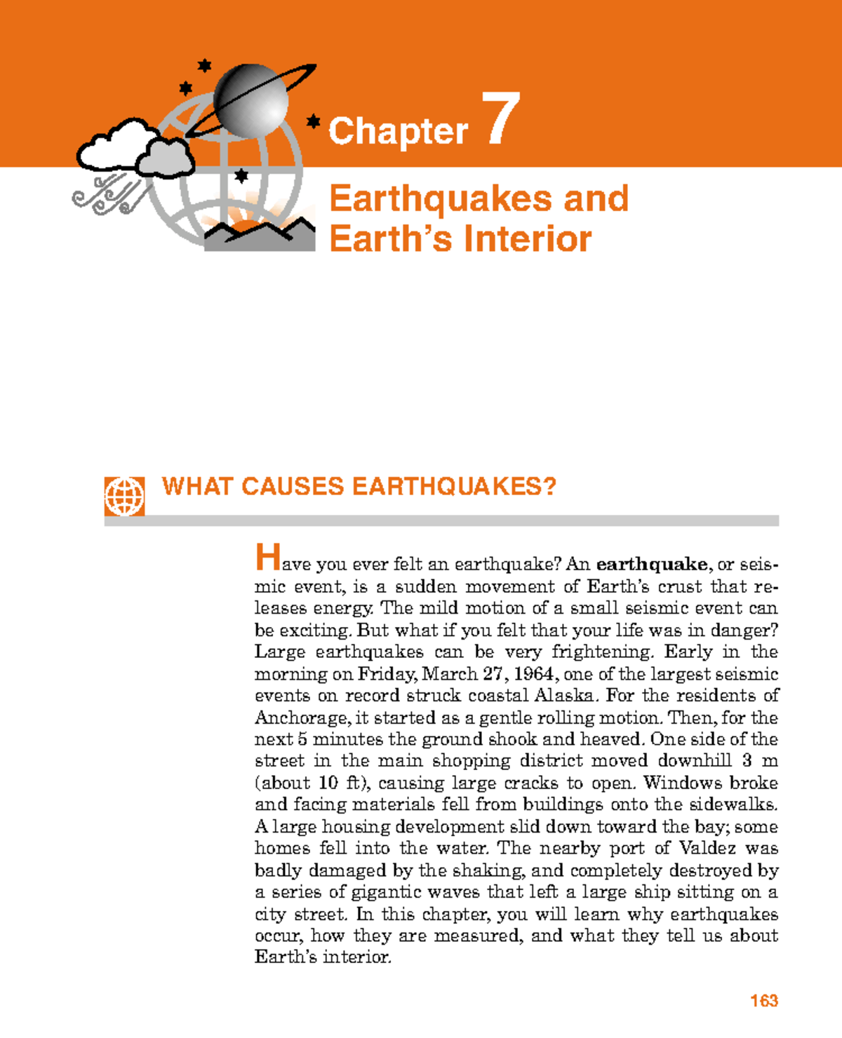 CH 07 Earthquakes and Earth s Interior - 163 Chapter 7 Earthquakes and ...